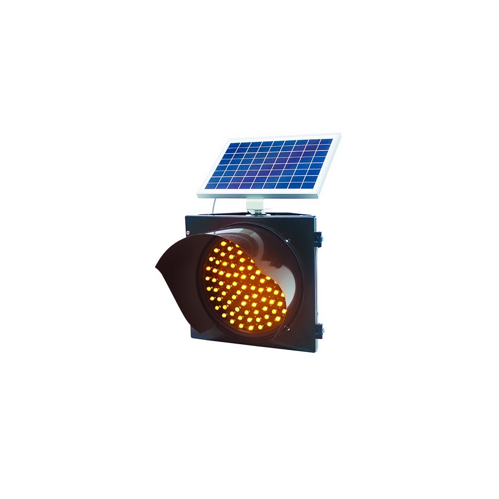 Solar Flashing LED Amber - Pascal - Traffic Control Systems, Traffic ...